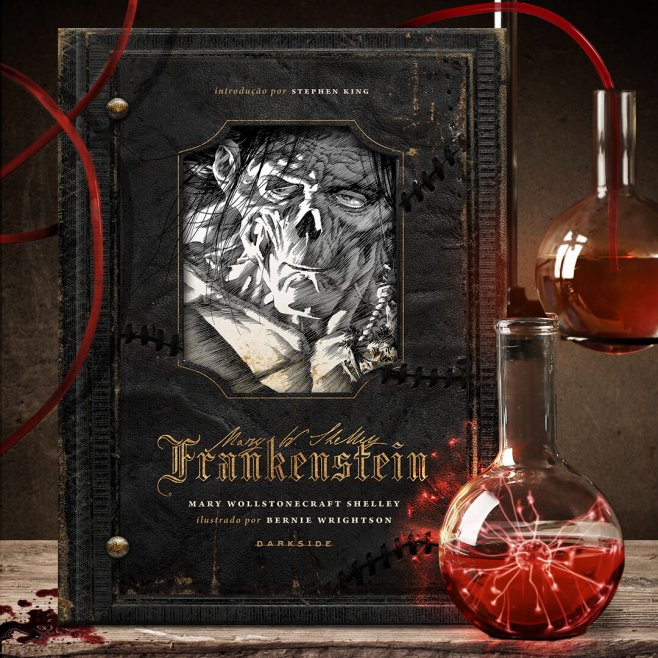 Lançamento: Frankenstein: Monster Edition por Mary Shelley & Bernie ...